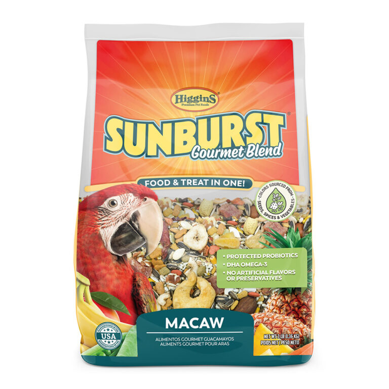 Higgins Sunburst Macaw 3lb – Modernistic Garden and Pet Supply